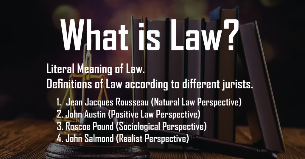 What is Law and its different meaning - mrwani.com